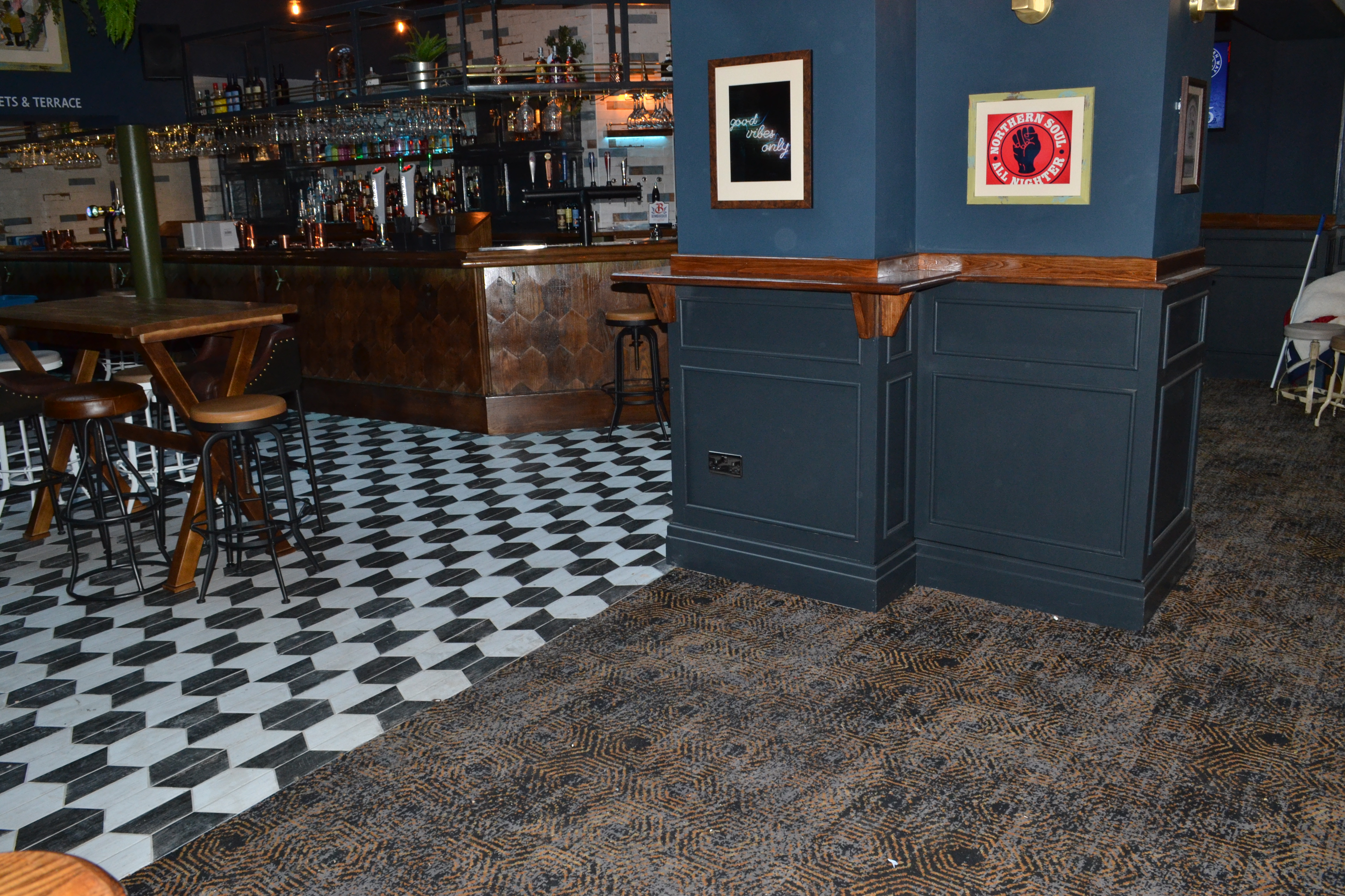 New Pub Flooring For Northern Way, Preston | Gainsborough Carpets and ...