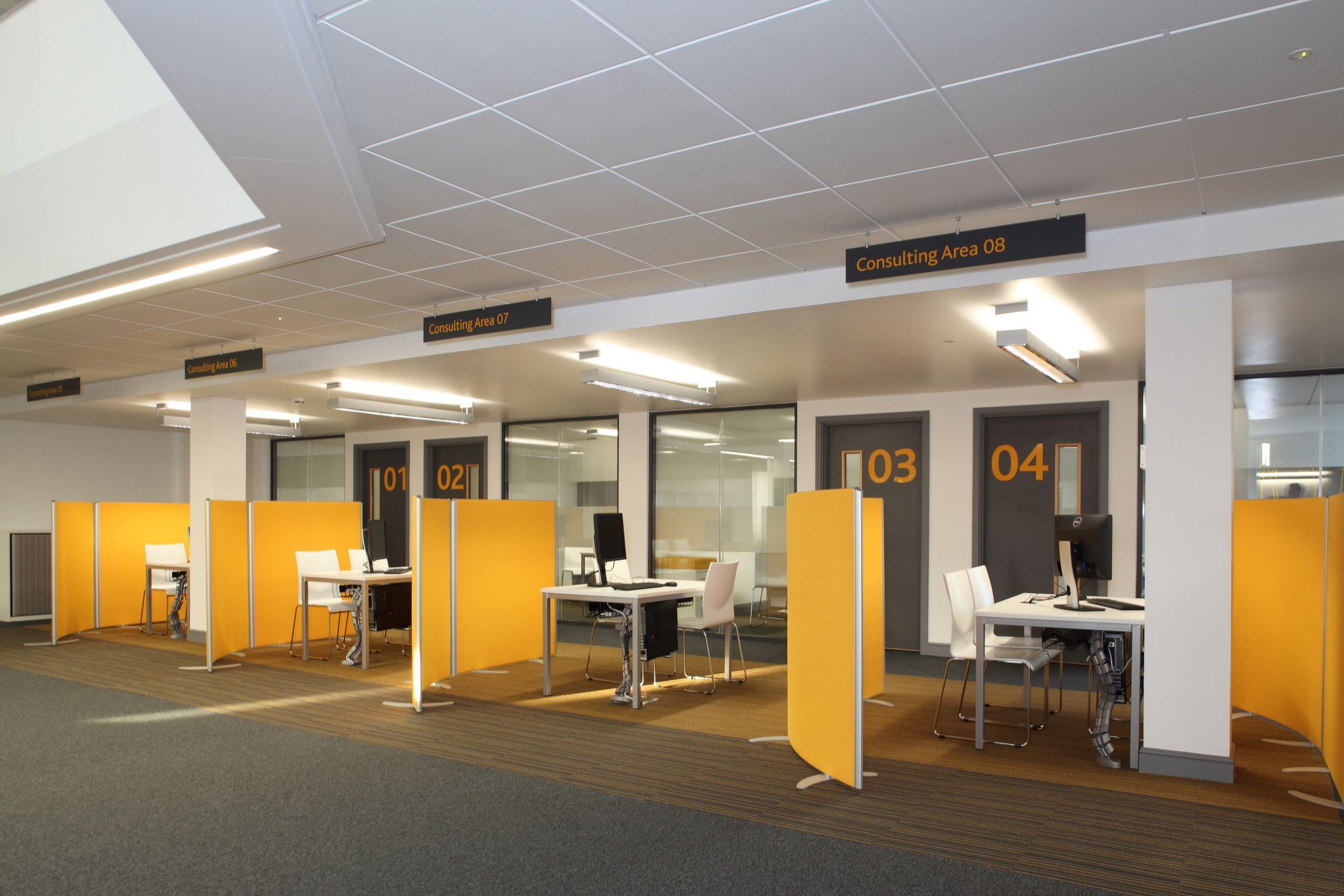 Sophisticated Social Distancing Floor Marking | Gainsborough Carpets ...